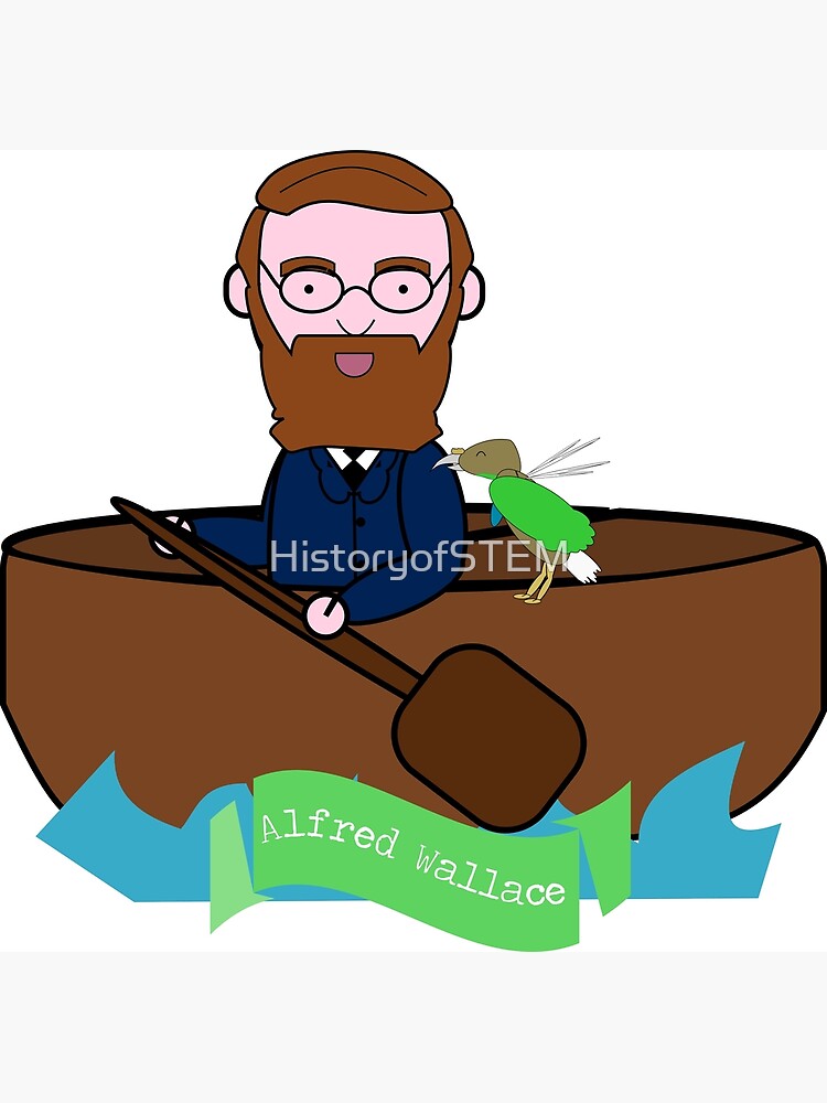 "Alfred Wallace" Poster by HistoryofSTEM | Redbubble