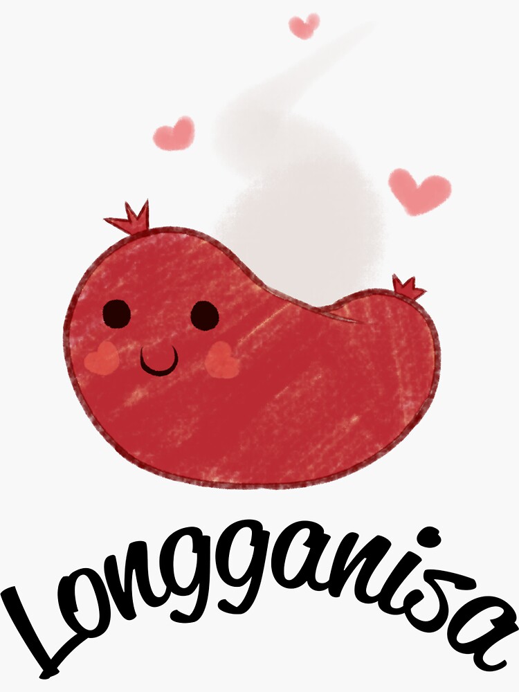 "Filipino Foods - Cutesy Longganisa" Sticker for Sale by Michael Angelo ...
