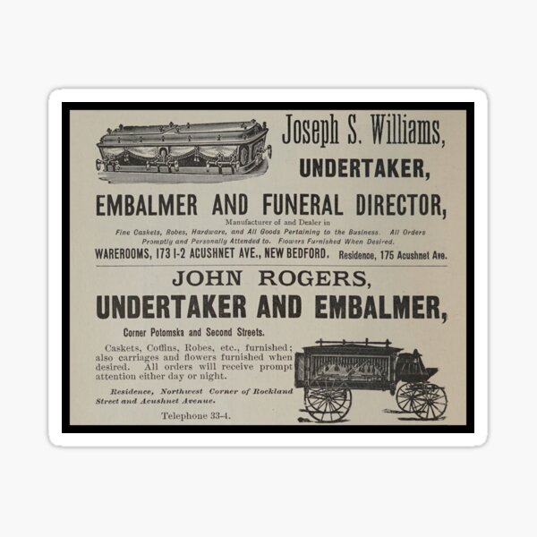 "ANOTHER FANTASTIC EMBALMER, UNDERTAKER, AND FUNERAL DIRECTOR DESIGN ...