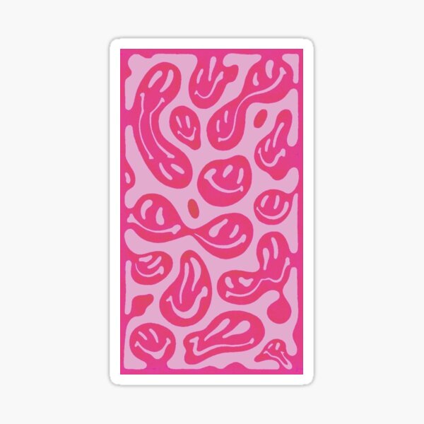 "Pink Funny Face" Sticker for Sale by BtsArmy02 | Redbubble