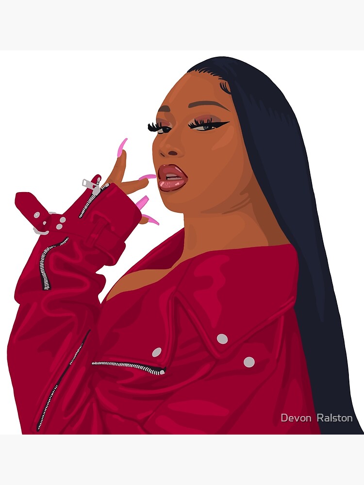 "Meg thee Stallion " Art Print by devonralston | Redbubble