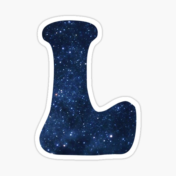 "space L" Sticker by kaitlynkapalka | Redbubble