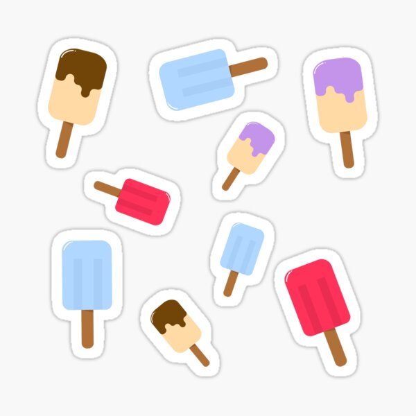 "Cute Ice cream stickers pack" Sticker by MeIanie | Redbubble