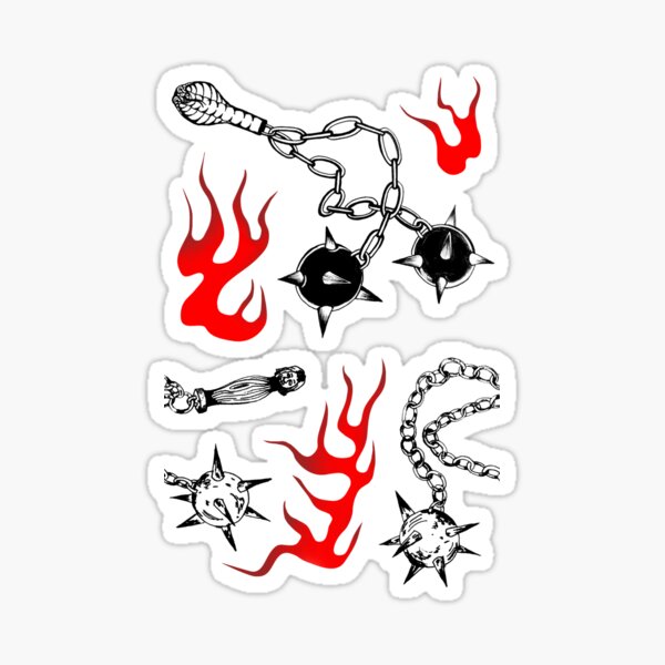 "Medieval Mace" Sticker for Sale by tatutotal | Redbubble