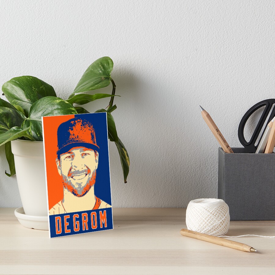 "Jacob DeGrom Artwork" Art Board Print by oliverkunovski | Redbubble