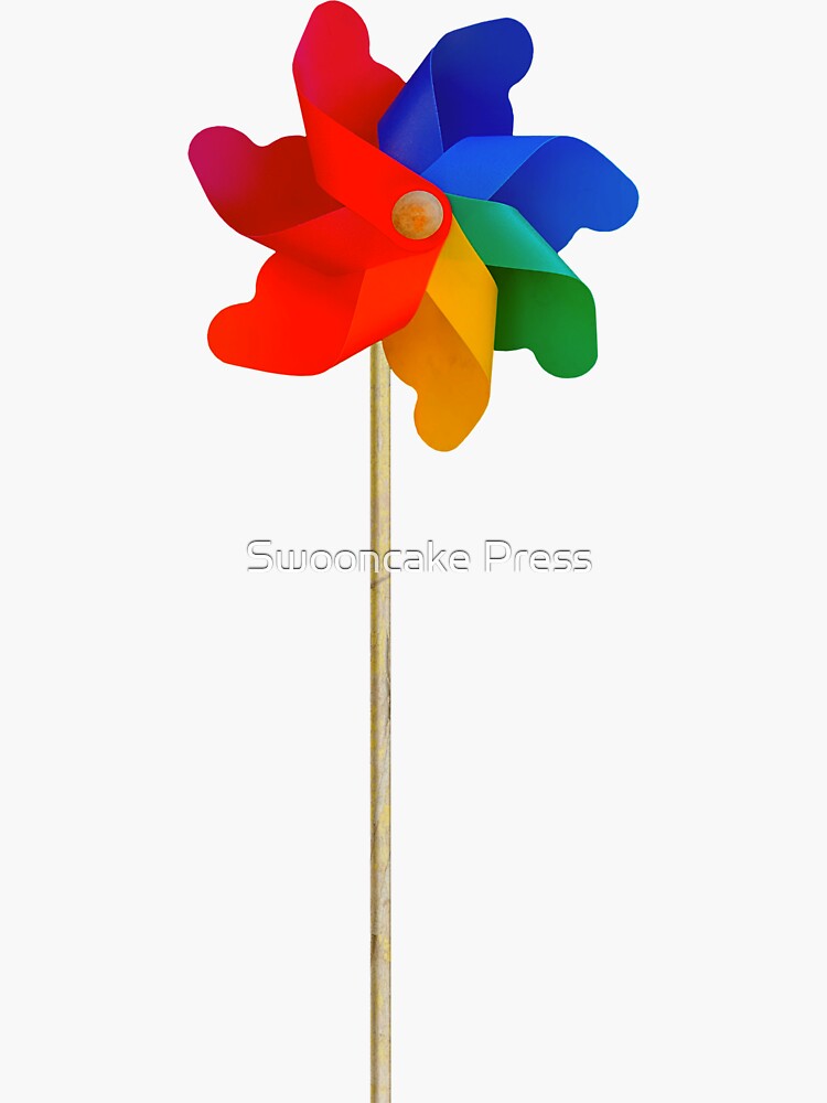 "PINWHEEL" Sticker for Sale by mistivelvet | Redbubble