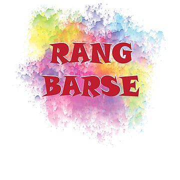 "rang barse" Sticker for Sale by MallsD | Redbubble