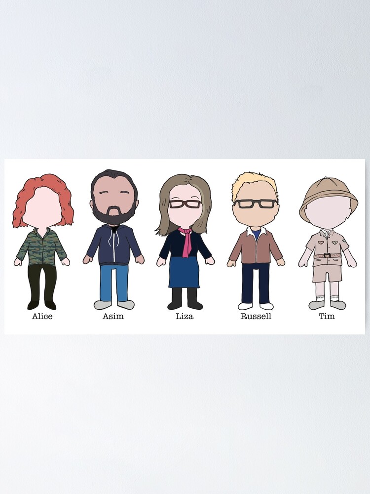 "Taskmaster Cast Series 6 Illustration" Poster for Sale by ...