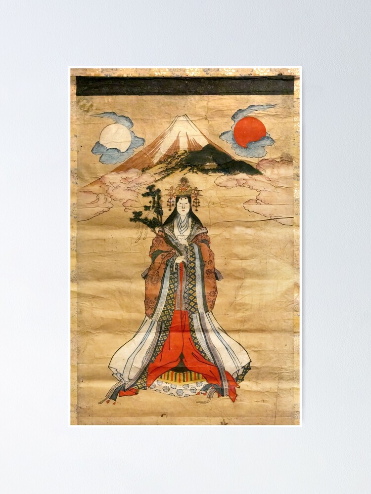 "The Goddess of Mount Fuji" Poster by WWestmoreland | Redbubble