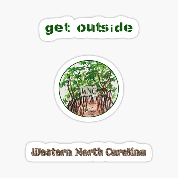 "Western North Carolina Sticker Pack" Sticker by OctopusMantras | Redbubble