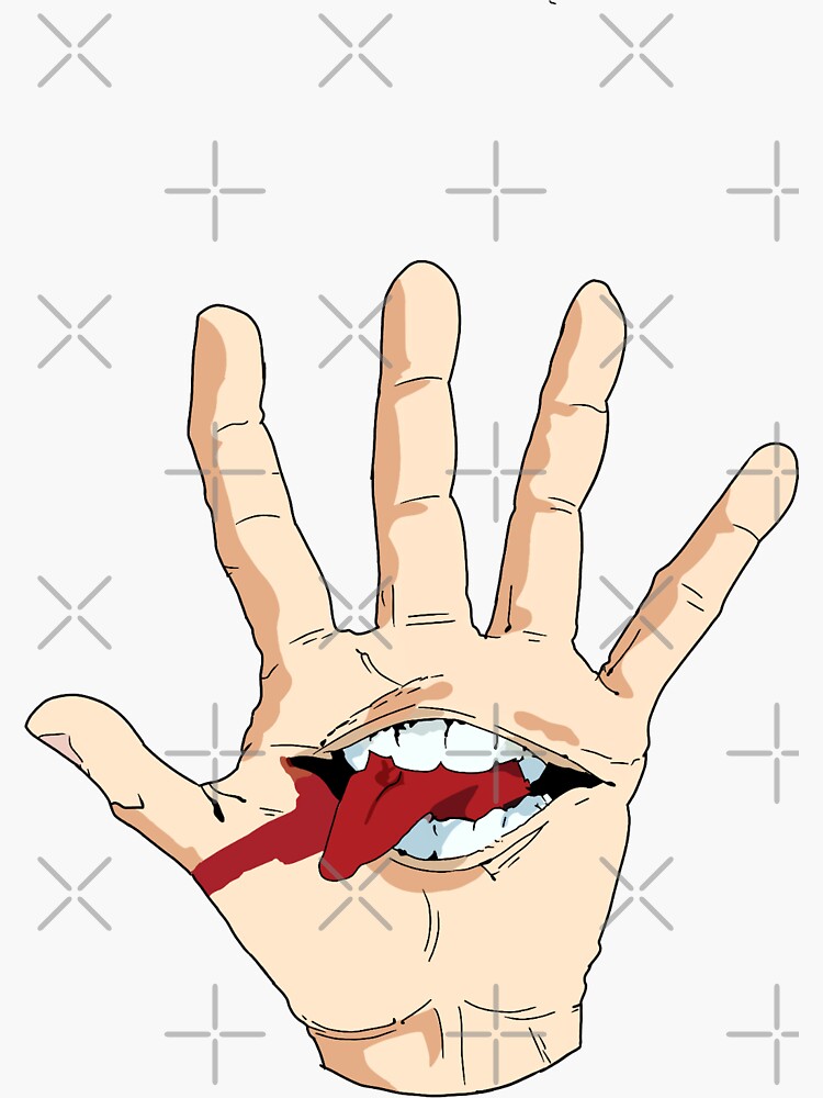"Sukuna Hand" Sticker for Sale by satori-art | Redbubble