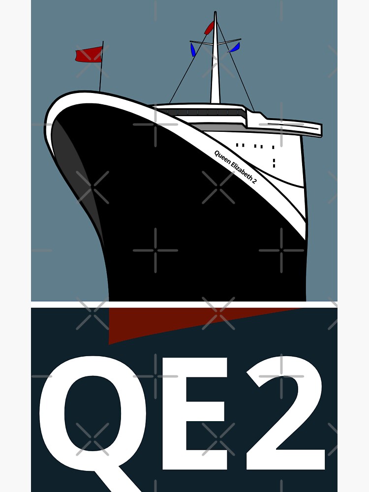 "QE2" Sticker for Sale by Engicians | Redbubble
