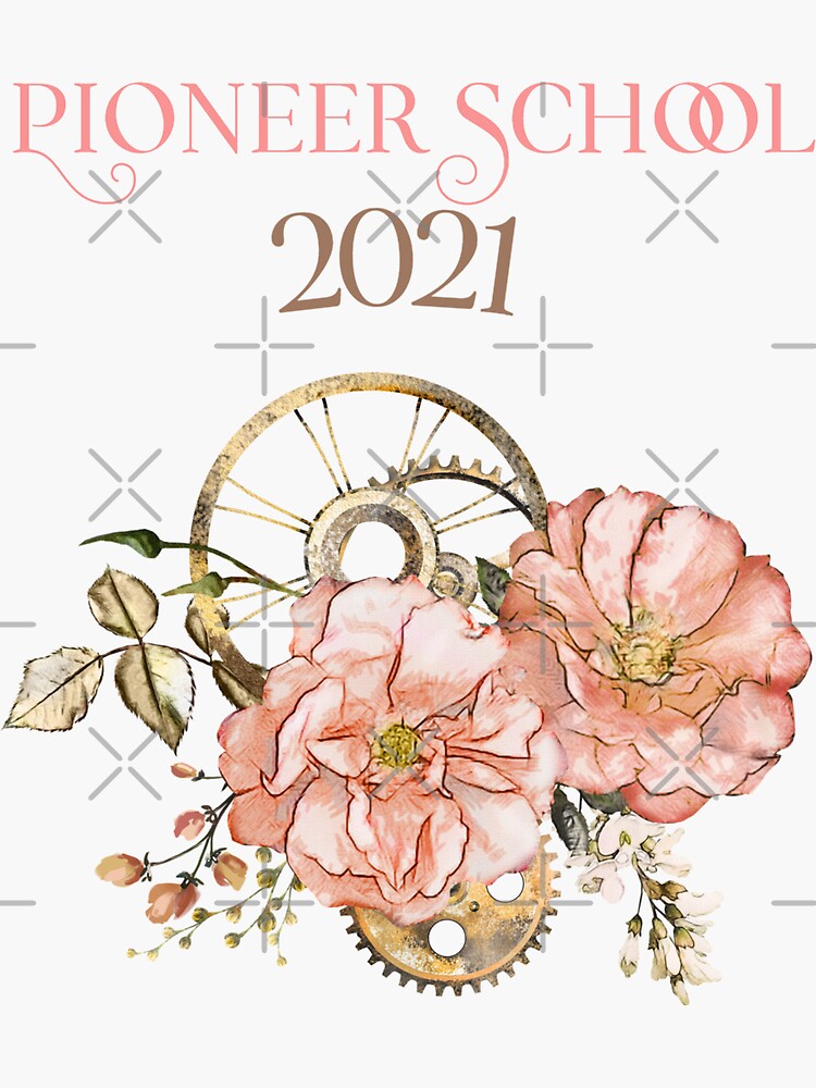 "Vintage Pioneer School" Sticker for Sale by Yeye2248 | Redbubble