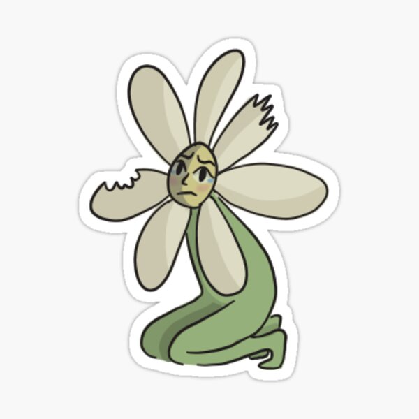 "Sad Daisy " Sticker by toribeo | Redbubble