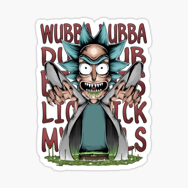 "Mad Rick Sanchez " Sticker for Sale by SimpleT-S | Redbubble