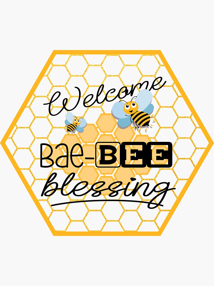 "Welcome Bae-BEE Blessing! (On Yellow incl. Maternity & Baby Wear ...