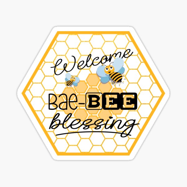 "Welcome Bae-BEE Blessing! (On Yellow incl. Maternity & Baby Wear ...