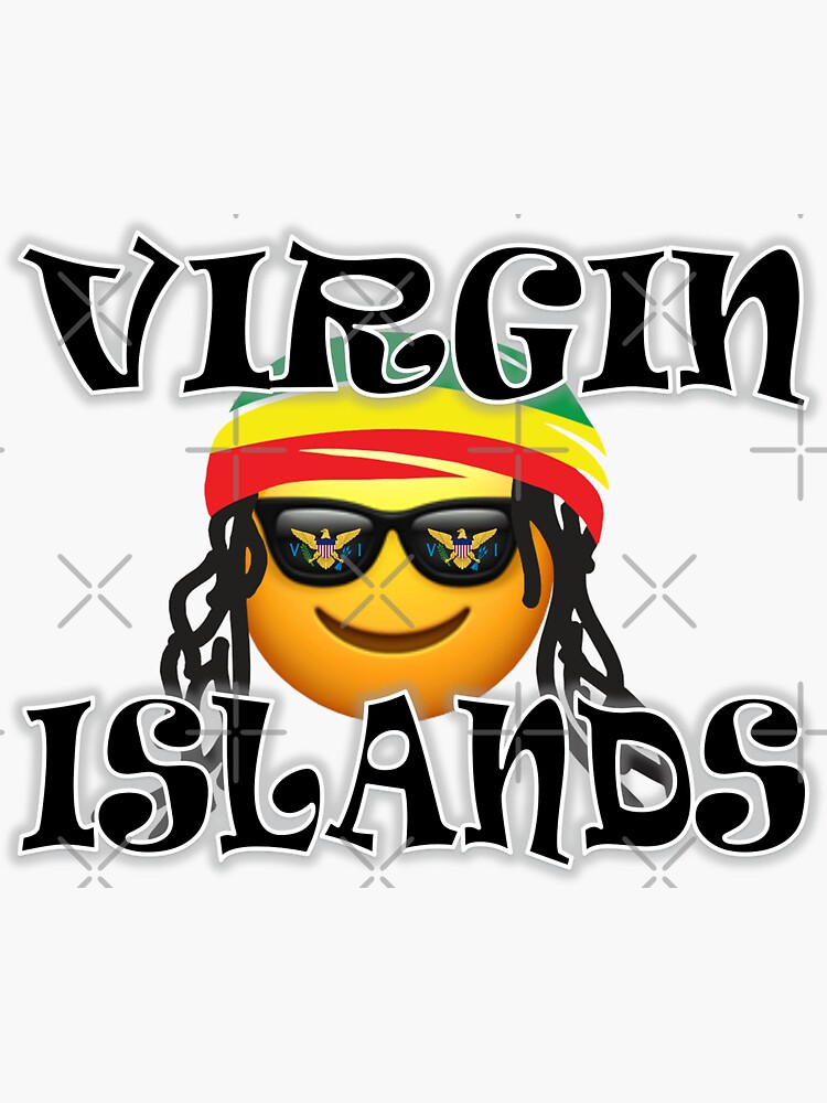 "US VIRGIN ISLANDS " Sticker for Sale by marquet65 | Redbubble