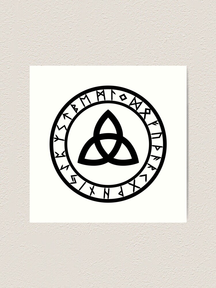 "Celtic Knot /// Rune Circle (Variant I)" Art Print by FosterChild7 ...