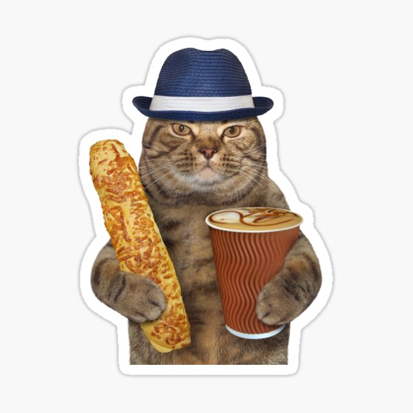 French Baguette Fat Cat Meme Instagram Sticker By Malurpz | canoeracing ...