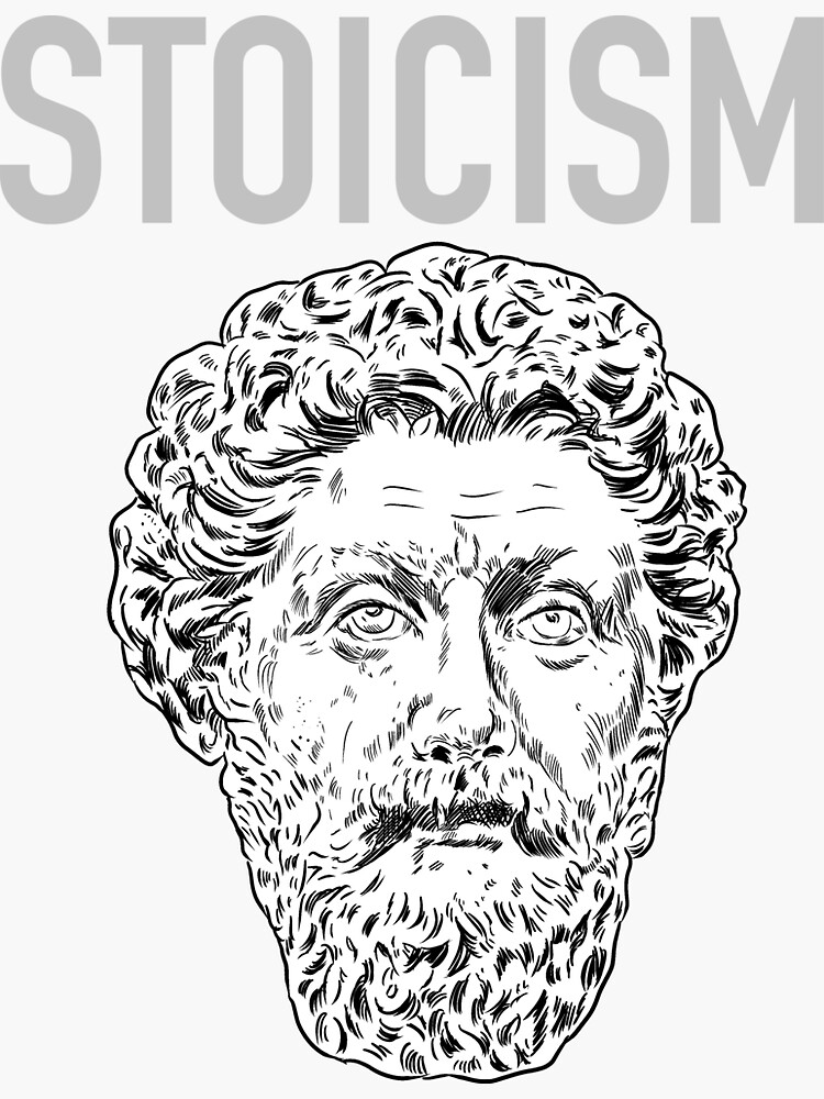 "Stoicism" Sticker by absolemstudio | Redbubble