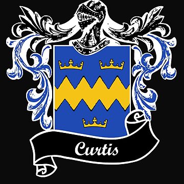 "Curtis Coat of Arms" Sticker for Sale by BagTown Clans | Redbubble