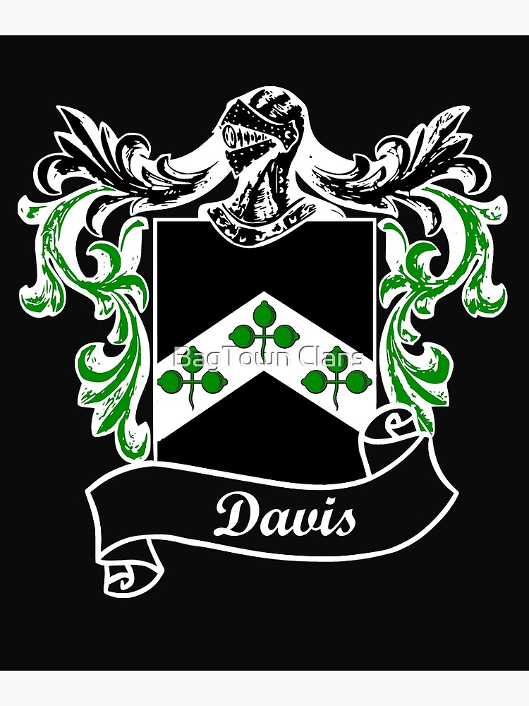 "Davis Coat of Arms" Poster by ljrigby | Redbubble