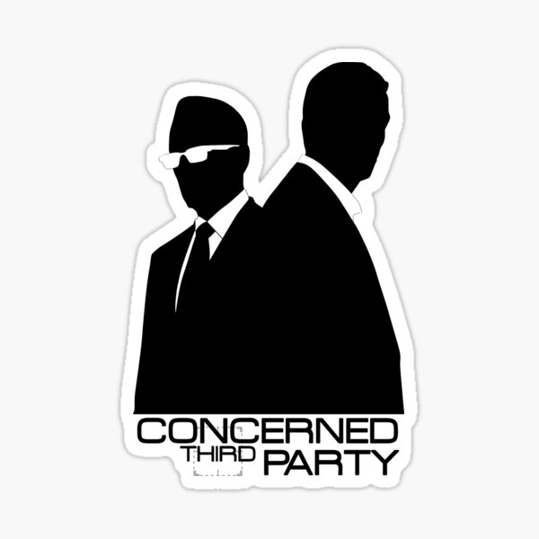 "Person of Interest - Concerned third Party" Sticker for Sale by ...