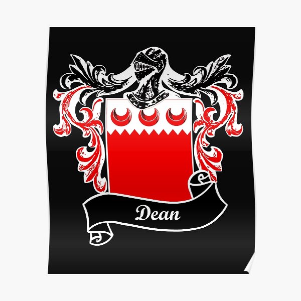 "Dean Coat of Arms" Poster by ljrigby | Redbubble