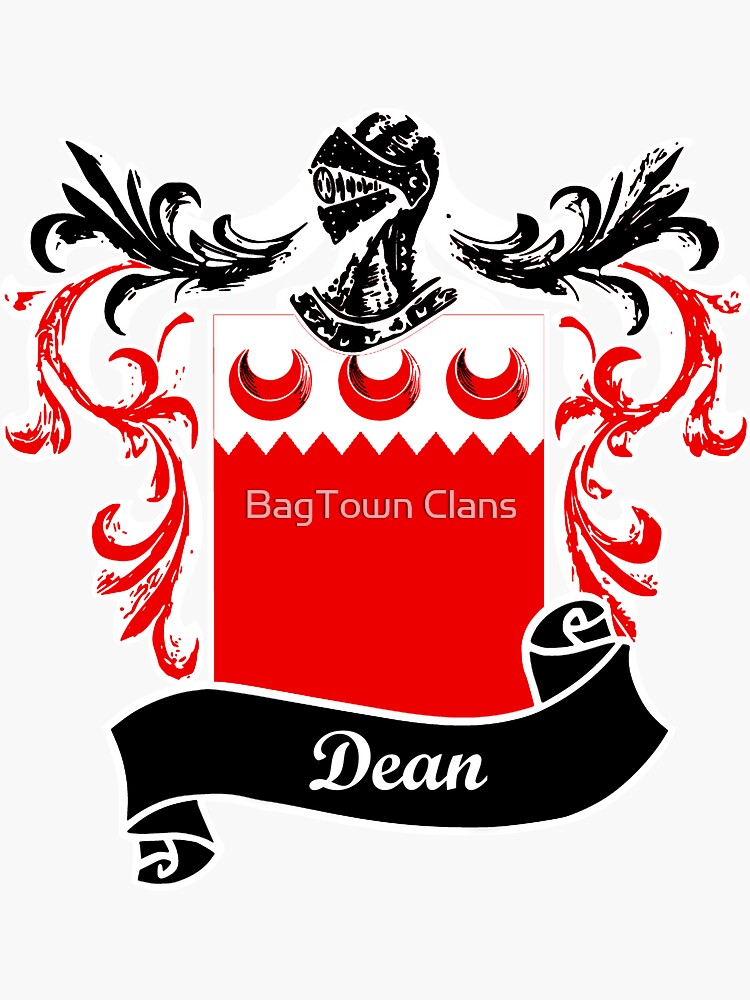 "Dean Coat of Arms" Sticker for Sale by ljrigby | Redbubble