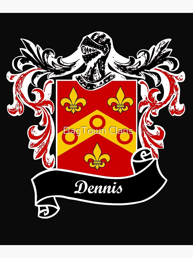 "Dennis Coat of Arms" Poster by ljrigby | Redbubble