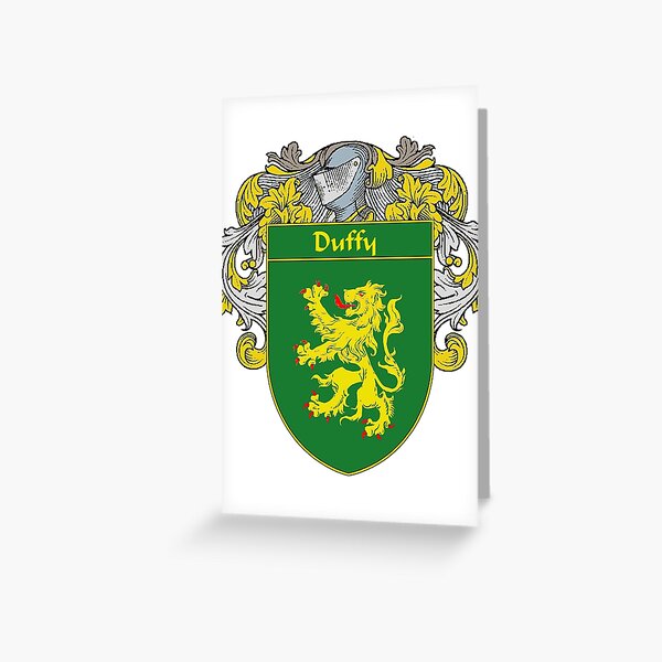 "Duffy Coat of Arms/Family Crest" Greeting Card for Sale by IrishArms ...