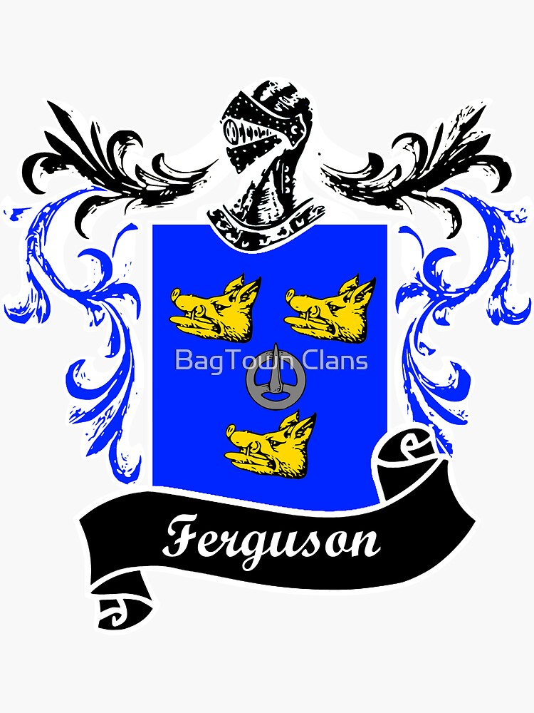 "Ferguson Coat of Arms" Sticker for Sale by ljrigby | Redbubble