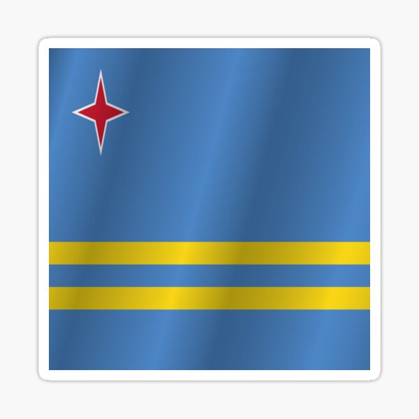 "Aruba flag" Sticker for Sale by ARTPICSS | Redbubble