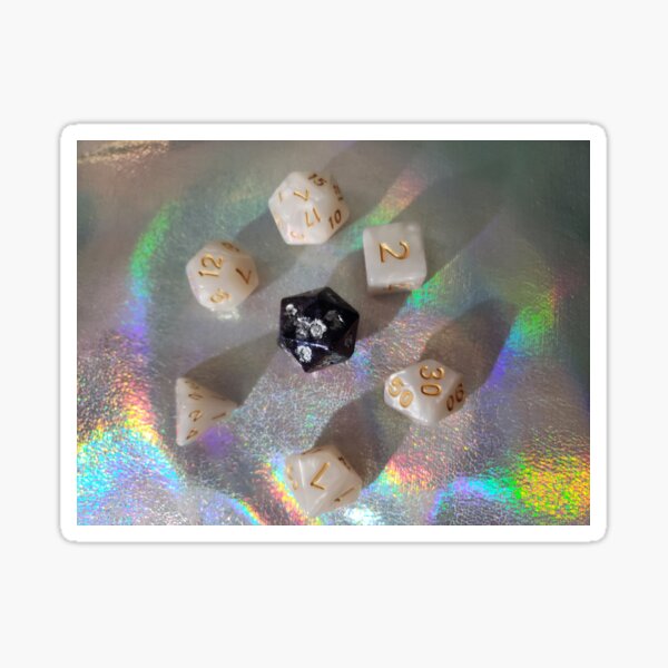 "Roll the Dice" Sticker for Sale by FandomFantasies | Redbubble
