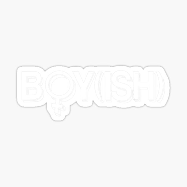 "Boyish Lesbian For Girls Lgbt Gay Pride" Sticker for Sale by ...