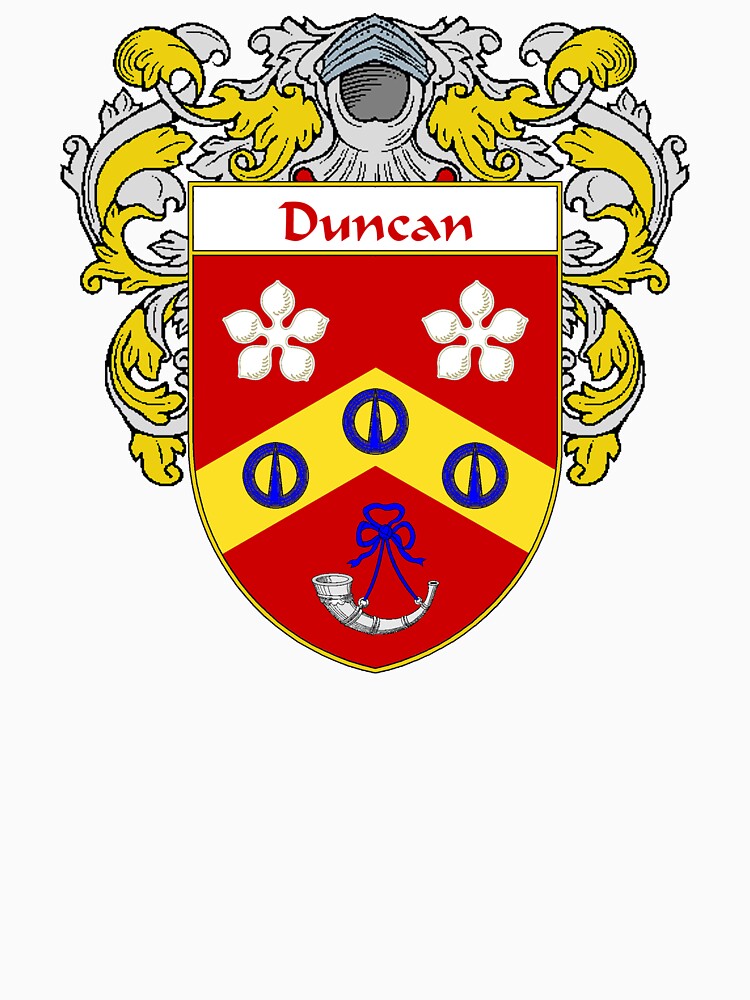 "Duncan Coat of Arms/Family Crest" T-shirt for Sale by IrishArms ...