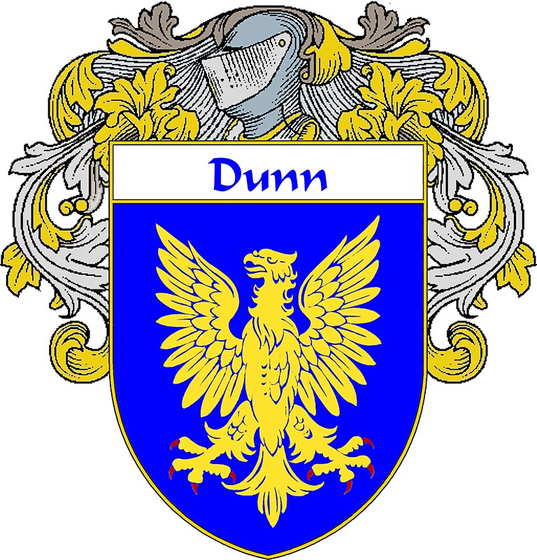 "Dunn Coat of Arms/Family Crest" Stickers by William Martin | Redbubble