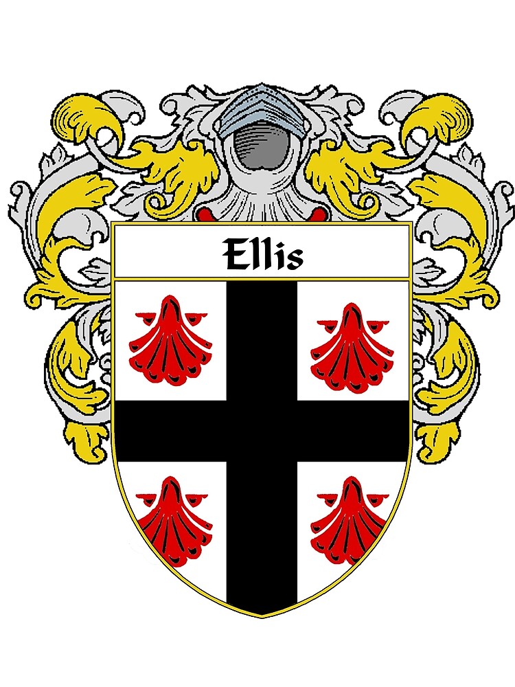 "Ellis Coat of Arms/Family Crest" Metal Print for Sale by IrishArms ...