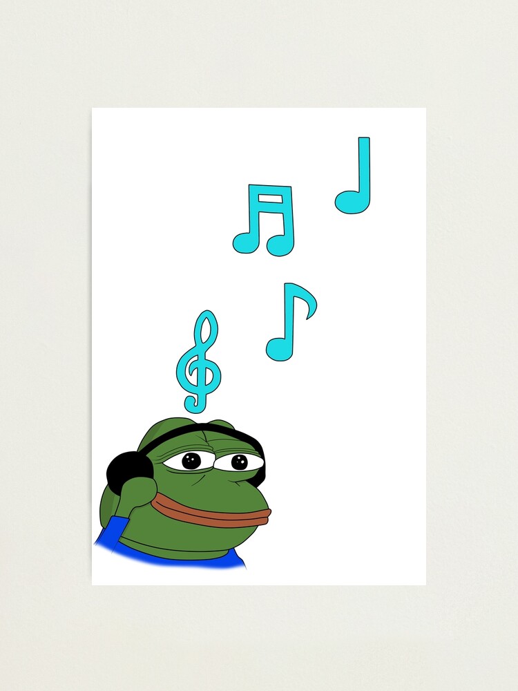 "pepejam- emote" Photographic Print for Sale by picazzo-legion | Redbubble