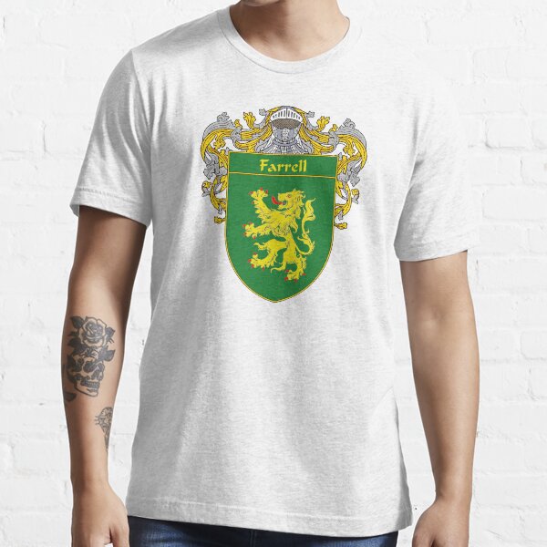 "Farrell Coat of Arms/Family Crest" T-shirt for Sale by IrishArms ...