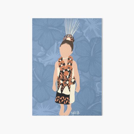 "Tongan Girl" Art Board Print for Sale by rudegrlkyrah | Redbubble