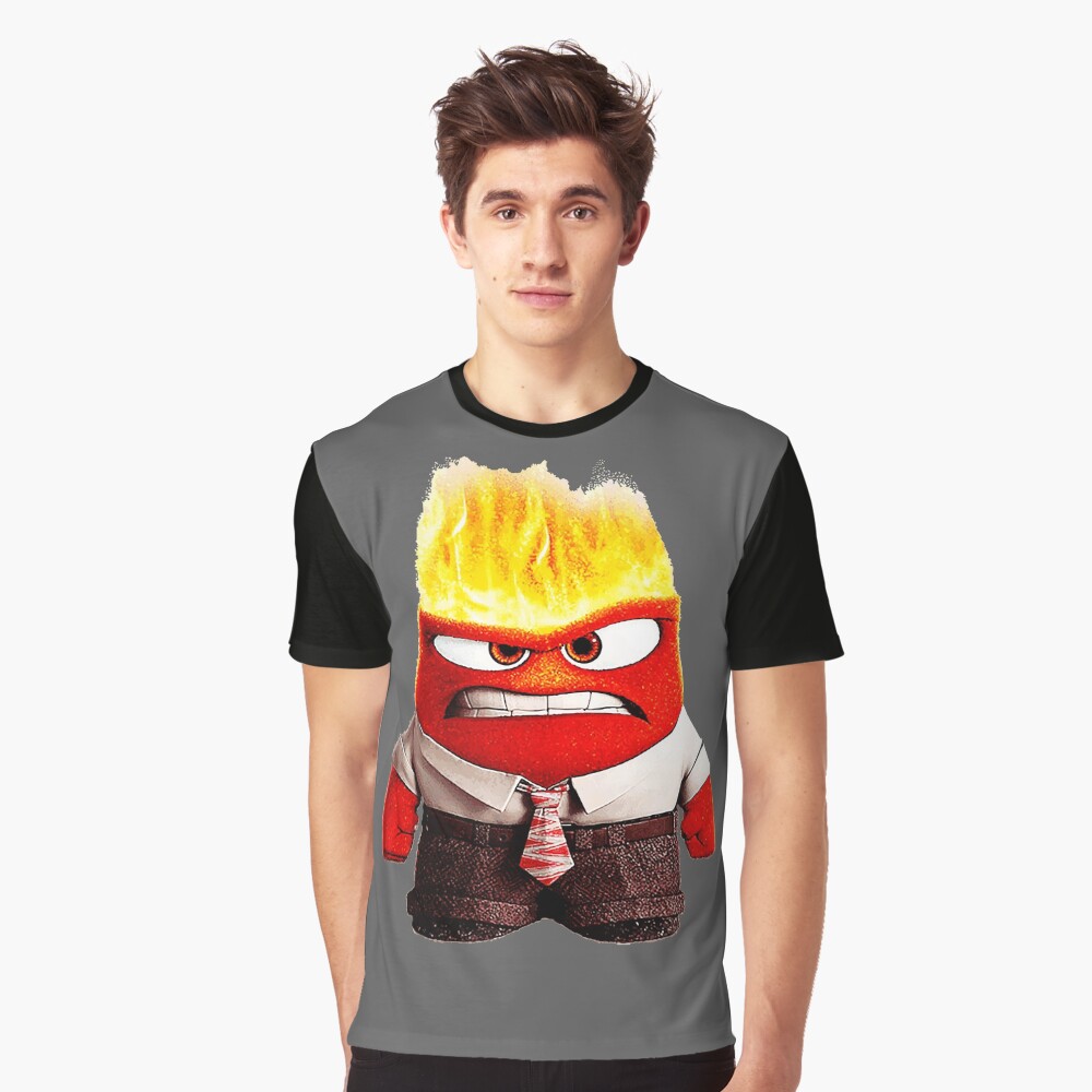 "Inside Out anger fuming art" Sticker for Sale by jamesblaney3 | Redbubble