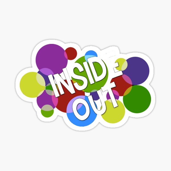 "Inside Out art" Sticker for Sale by jamesblaney3 | Redbubble
