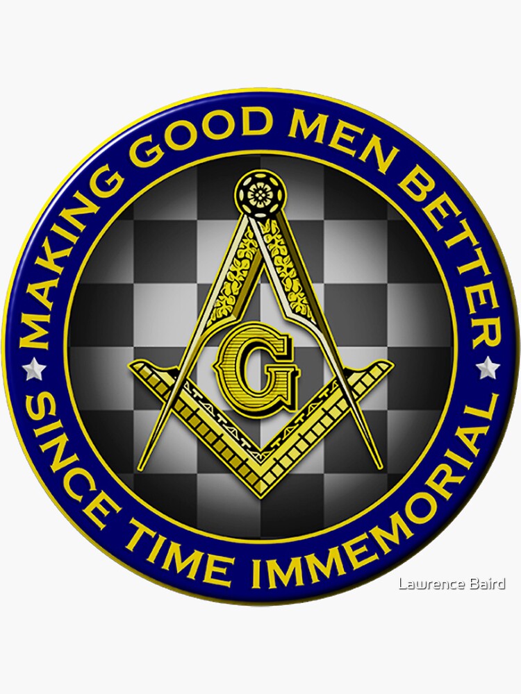 "Masons Making Good Men Better" Sticker for Sale by lawrencebaird ...