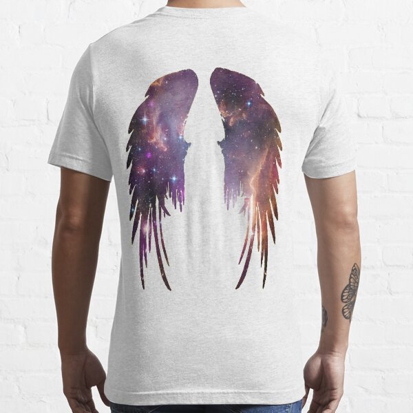 "Angel Pink Galaxy Wings" T-shirt for Sale by iSharnie | Redbubble ...