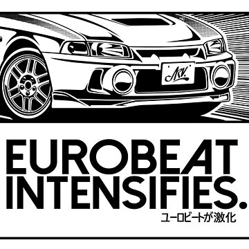 "EUROBEAT INTENSIFIES - Lancer Evolution IV CN9A" Pin for Sale by ...