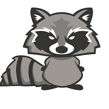 "Mad Raccoon" Sticker for Sale by IceGirl84 | Redbubble