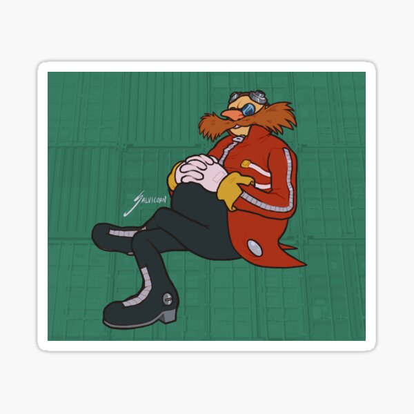 "Eggman" Sticker for Sale by salvicorn | Redbubble