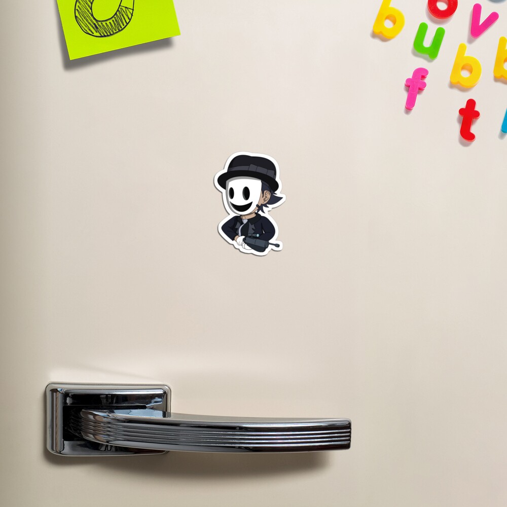 "Chibi Sniper Mask Design" Sticker for Sale by freedavinci | Redbubble